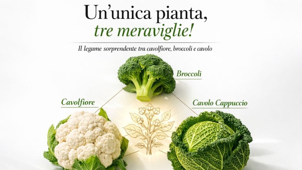 Molti non lo sanno, ma cavolfiore, broccoli e cavolo cappuccio sono ...